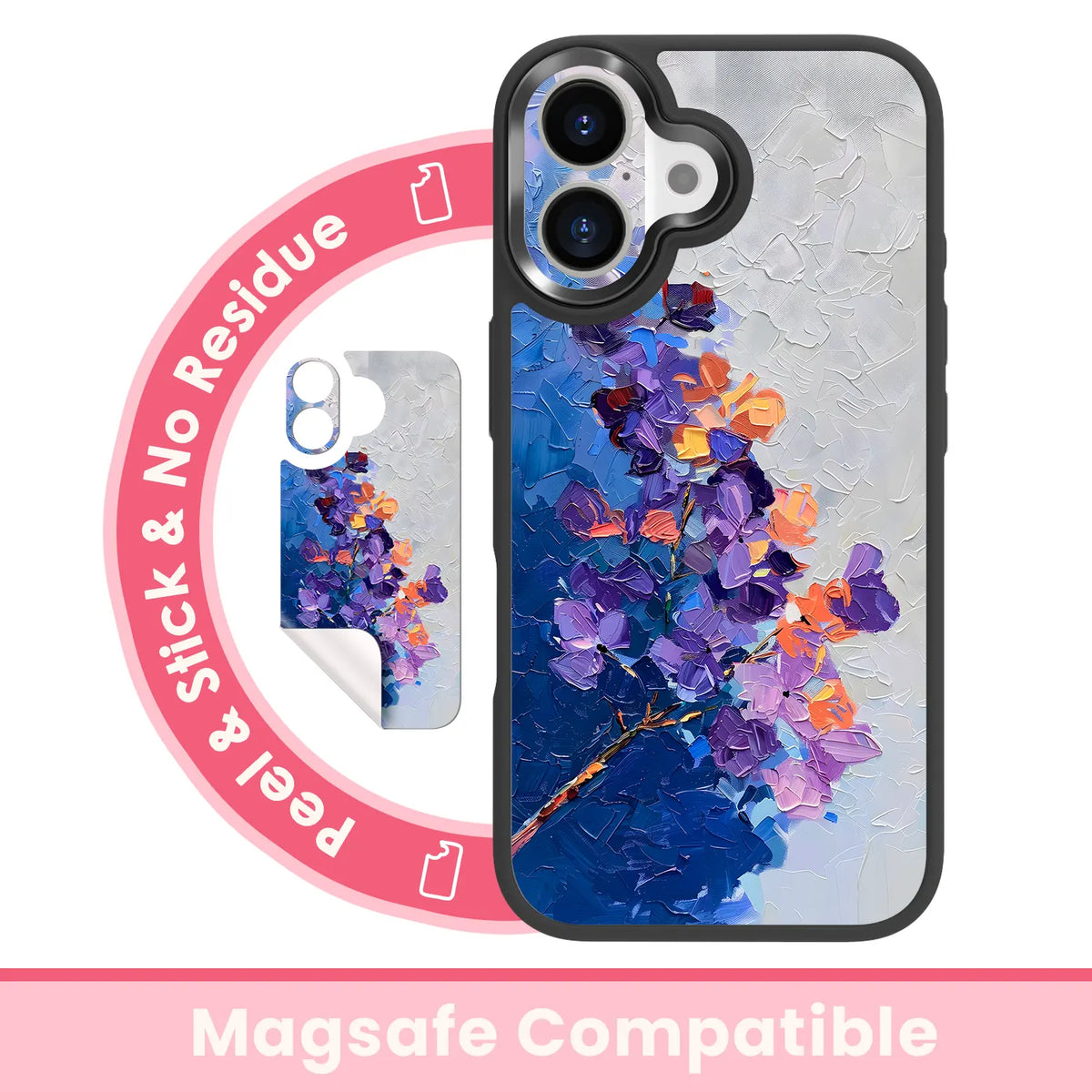 Magsafe Lavender Leafy iPhone Case – Chili Case